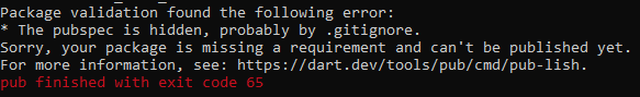 Having issues with publishing an updated existing plugin after upgrading Dart to version 2.12.2 ...