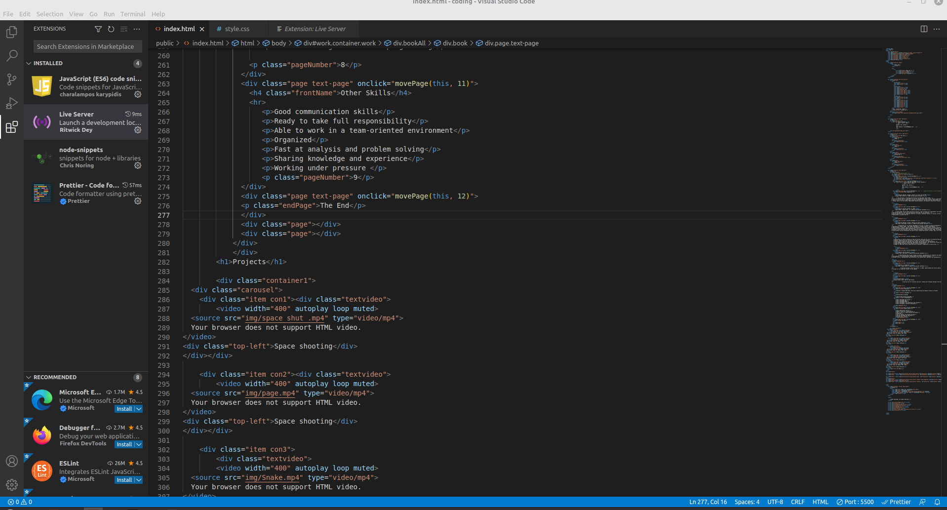 Live server wont work after saving lost connection · Issue #2739 · ritwickdey/vscode-live-server ...