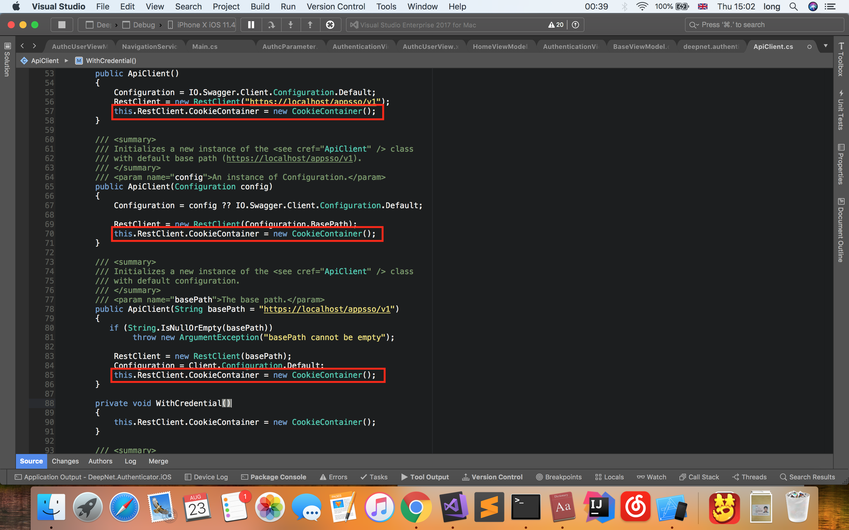 Is There Config To Init Cookiecontainer In Generated C Apiclient · Issue 8623 · Swagger Api 