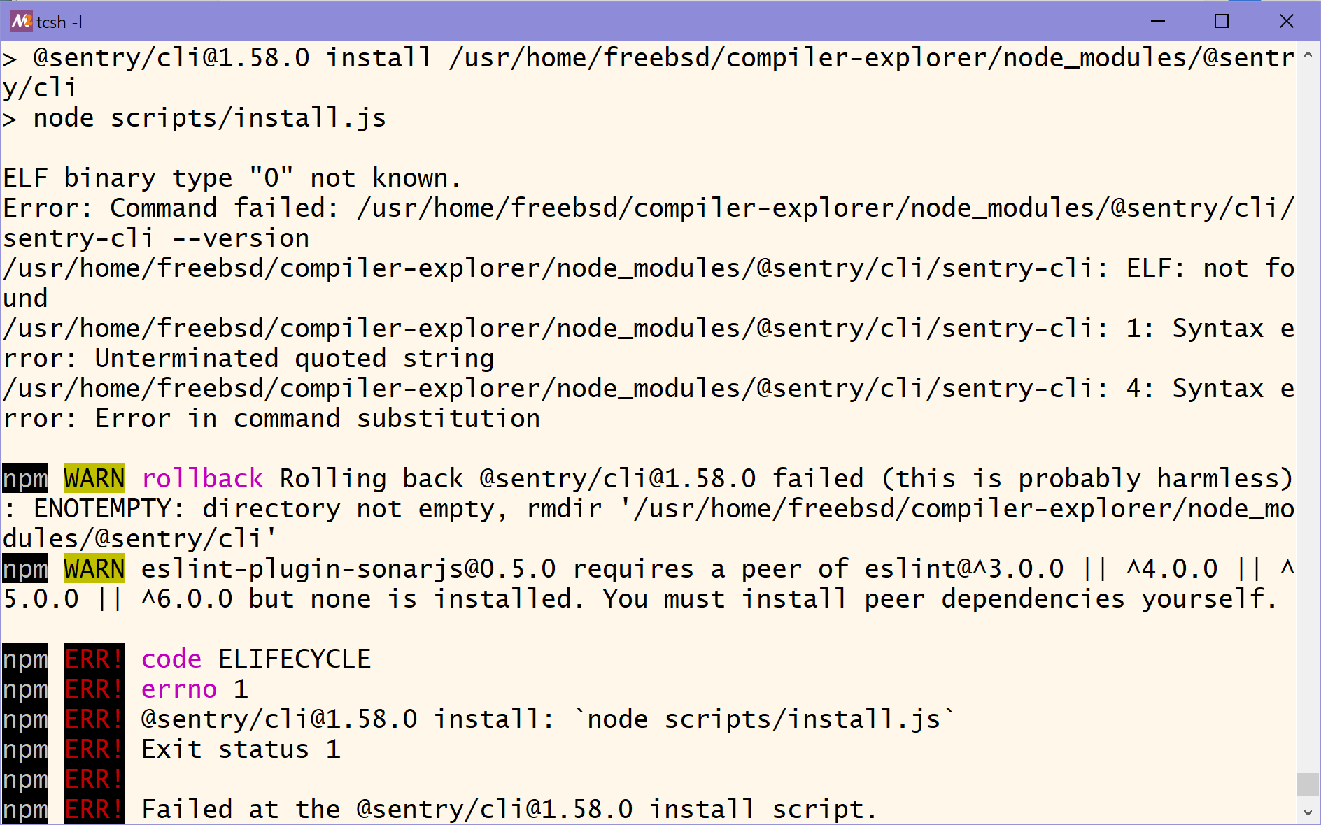 [REQUEST] FreeBSD support · Issue #2307 · compiler-explorer/compiler-explorer · GitHub
