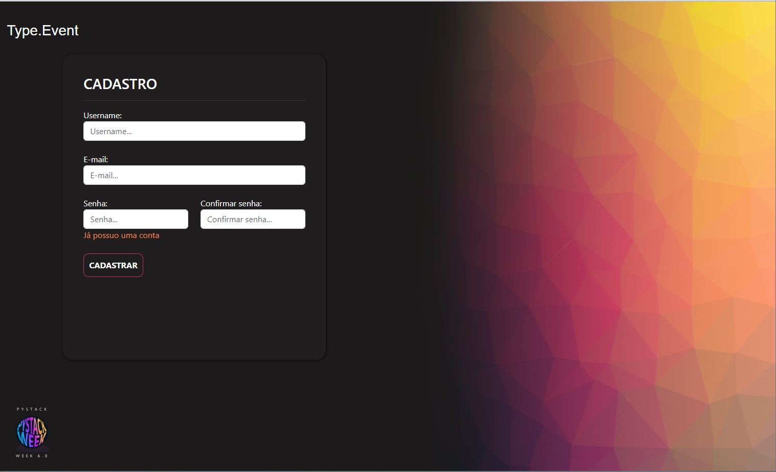 GitHub - DeividBertapele/Gerenciamento-de-eventos-com-Django-e-Python: Fazendo o gerenciamento ...