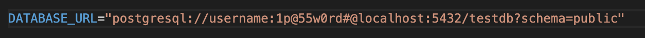 Using a password with special characters in connection string · prisma prisma · Discussion ...
