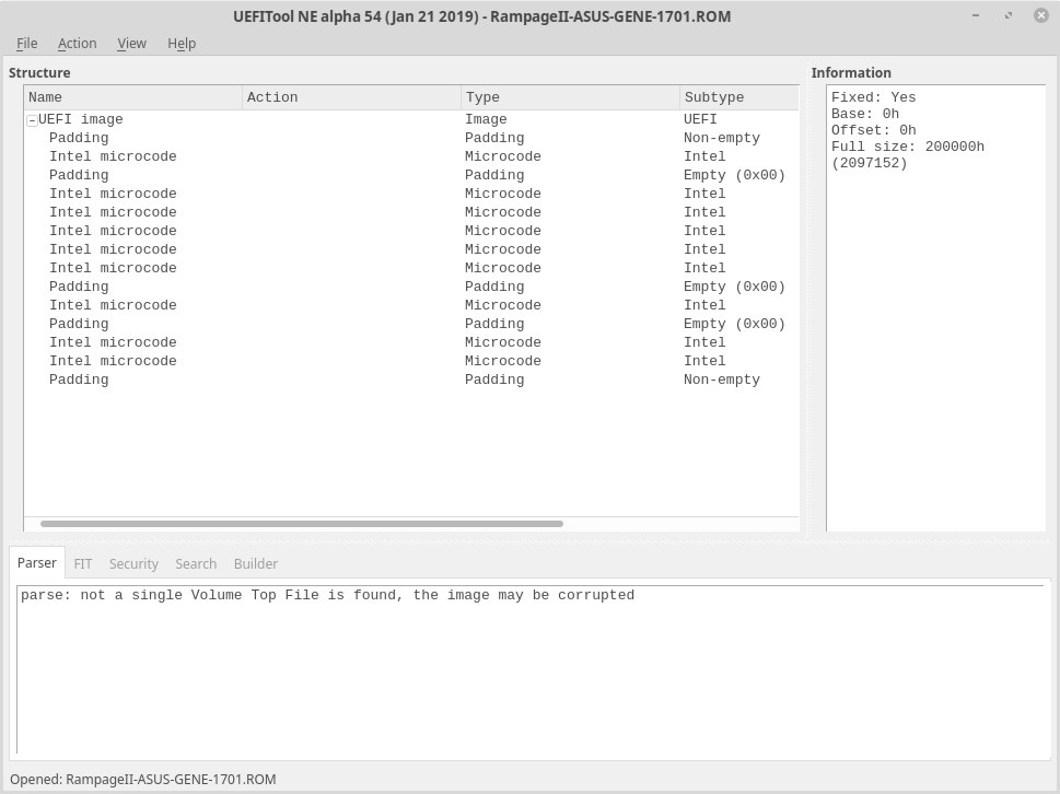 Support old Aptio 4 / IV for X58 · Issue #160 · LongSoft/UEFITool · GitHub