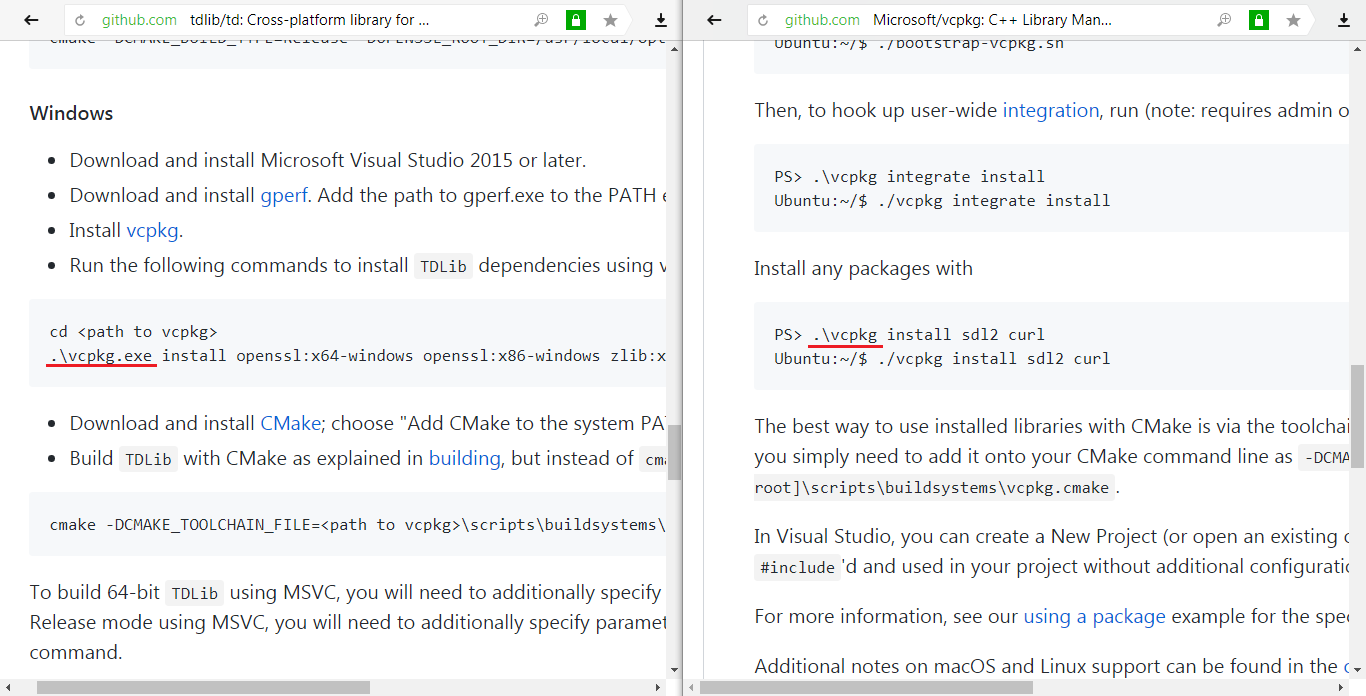 Error install TDLib dependencies using vcpkg · Issue #365 · tdlib/td · GitHub