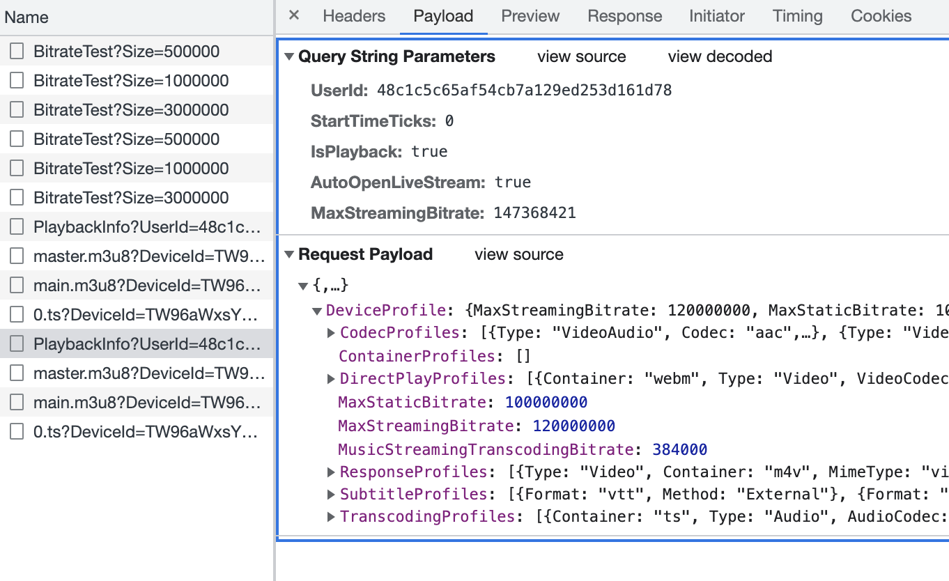Issue Automatic Bitrate Detection Not Working On Web Based Clients · Issue 4314 · Jellyfin