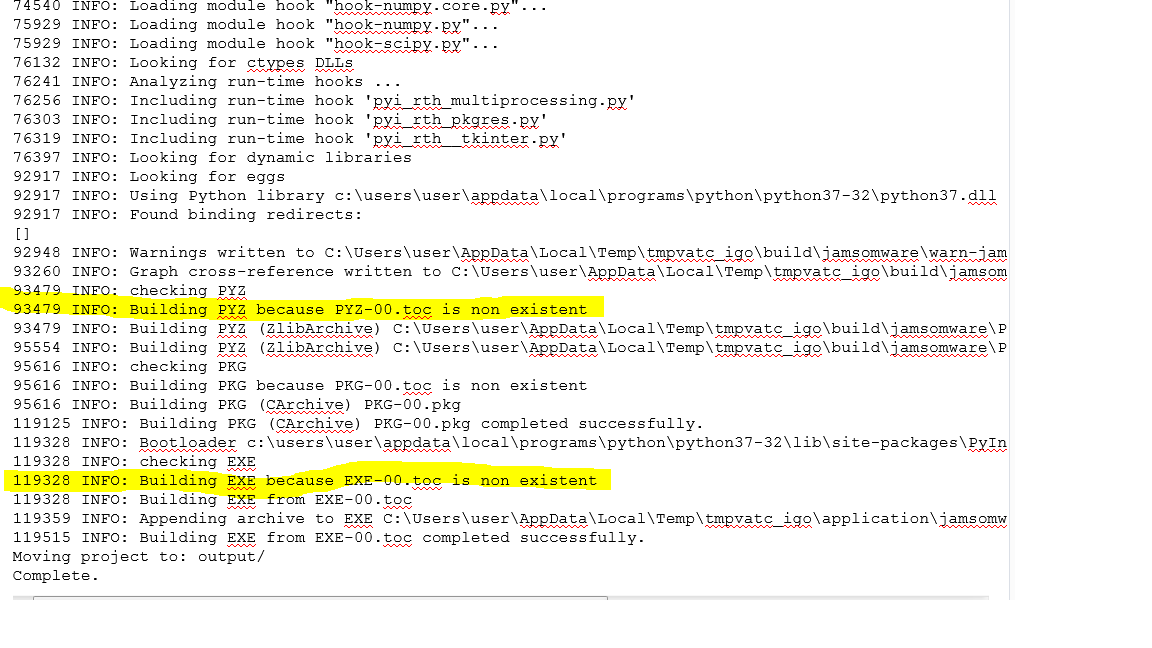 Help me some file .toc is non existent(Window 7) · Issue #4137 · pyinstaller/pyinstaller · GitHub