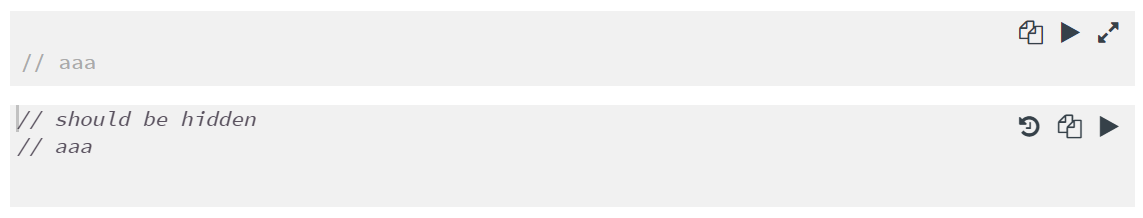 Hide line in editable code block · Issue #1166 · rust-lang/mdBook · GitHub