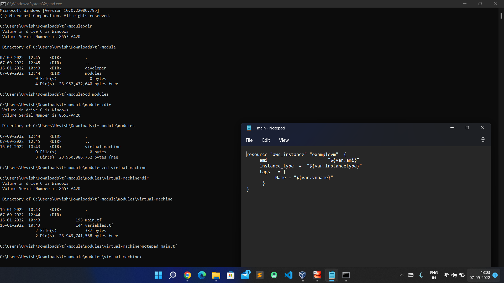 GitHub - urvish667/tf-module
