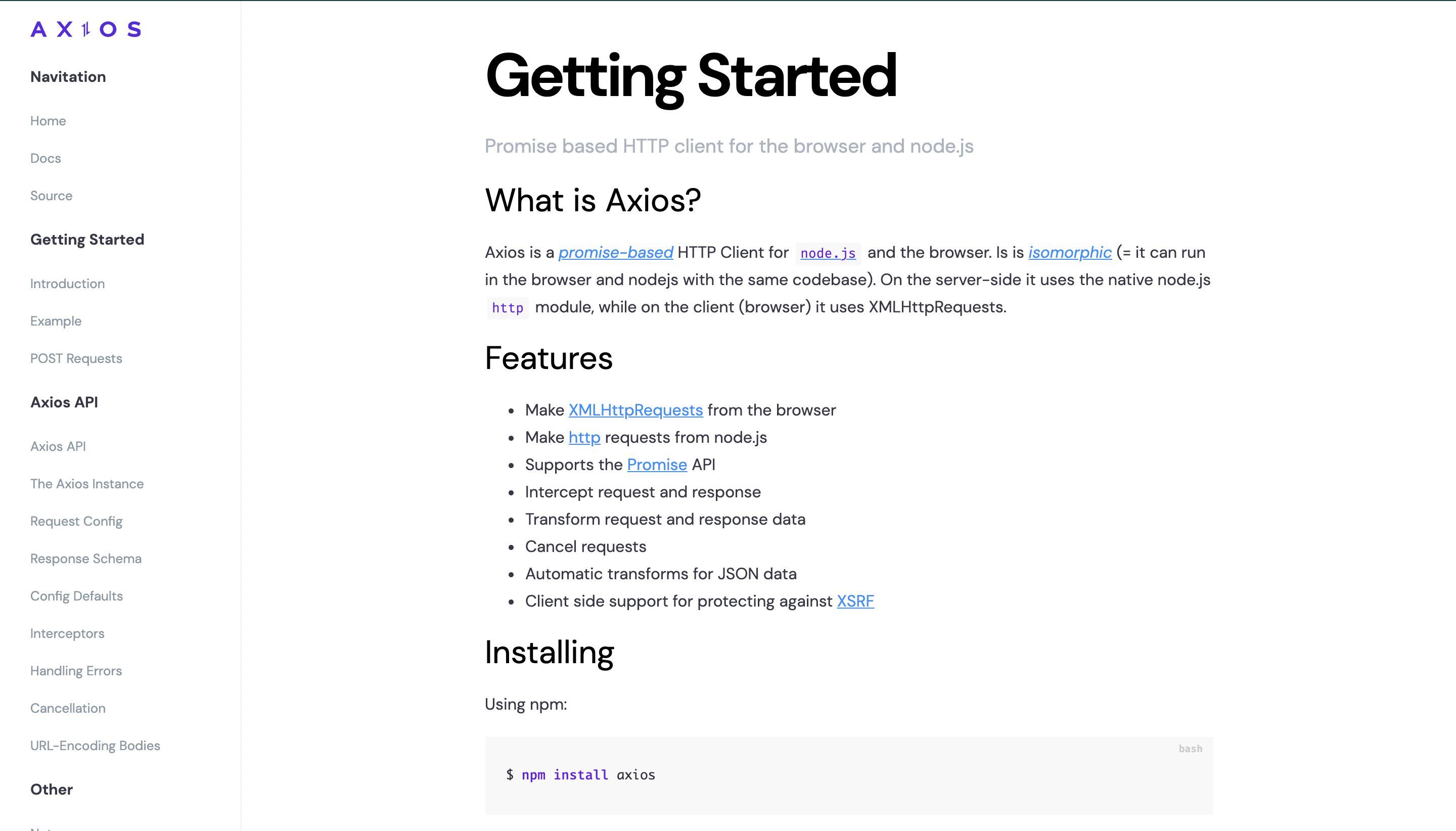 A website for axios · Issue #3504 · axios/axios · GitHub