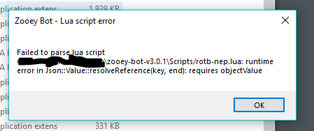 Runtime error in Json · Issue #925 · Masuzu/ZooeyBot · GitHub