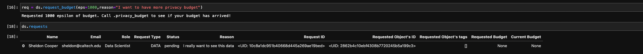 Cannot create Budget Requests after creation of Data requests first. · Issue #6989 · OpenMined ...