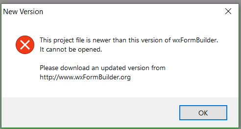 Version conflict problem · Issue #472 · wxFormBuilder/wxFormBuilder · GitHub