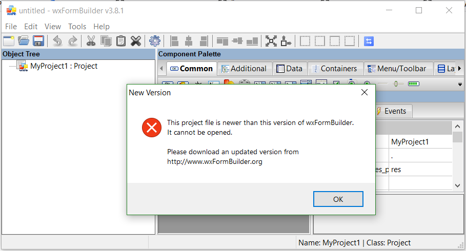 Version conflict problem · Issue #472 · wxFormBuilder/wxFormBuilder · GitHub