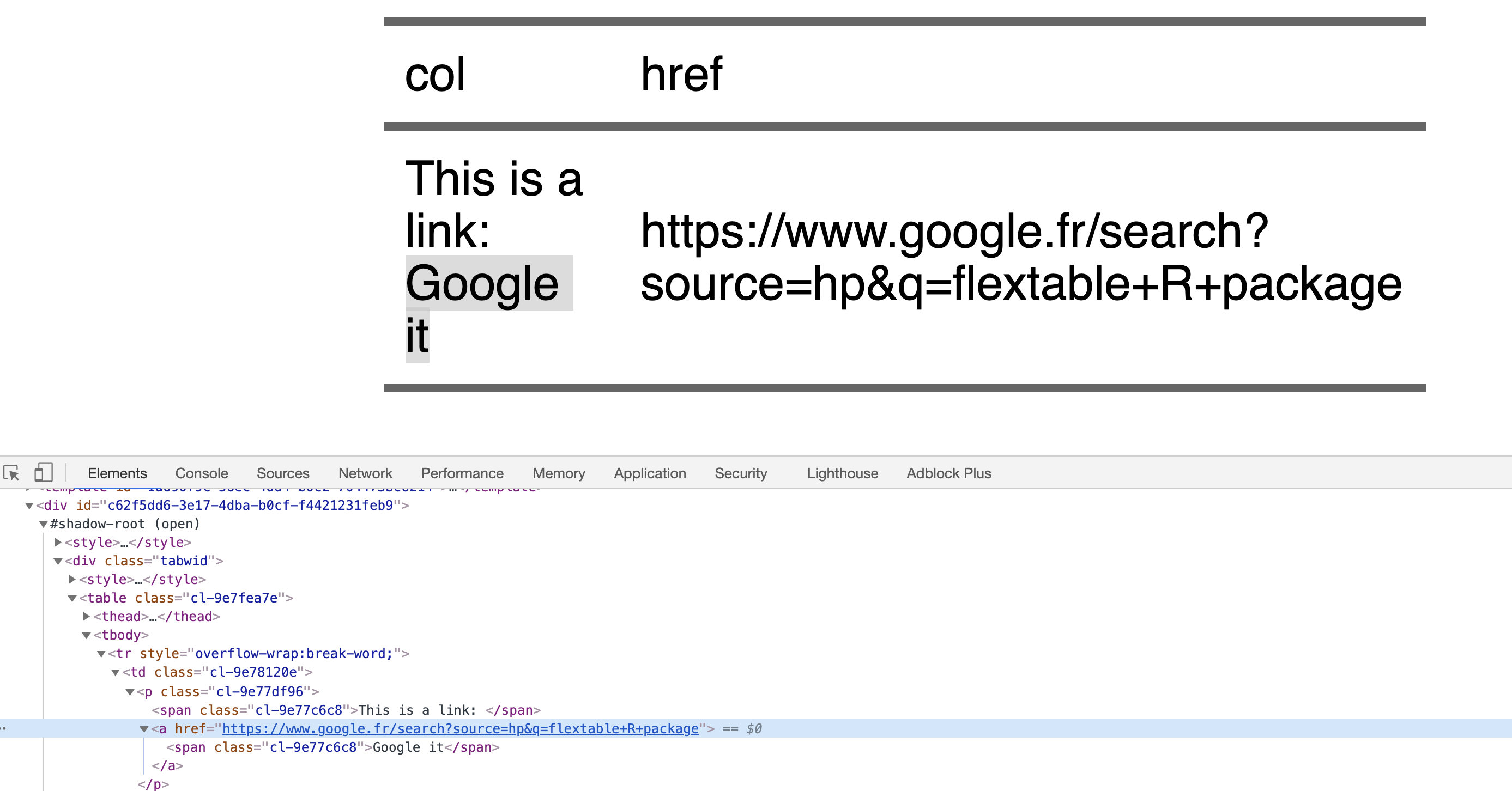Error with "hyperlink_text" example · Issue #287 · davidgohel/flextable · GitHub