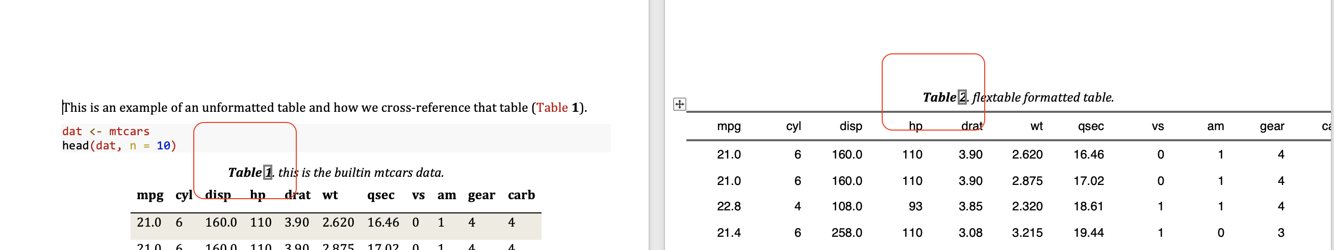 Help with using flextable in officedown · Issue #82 · davidgohel/officedown · GitHub