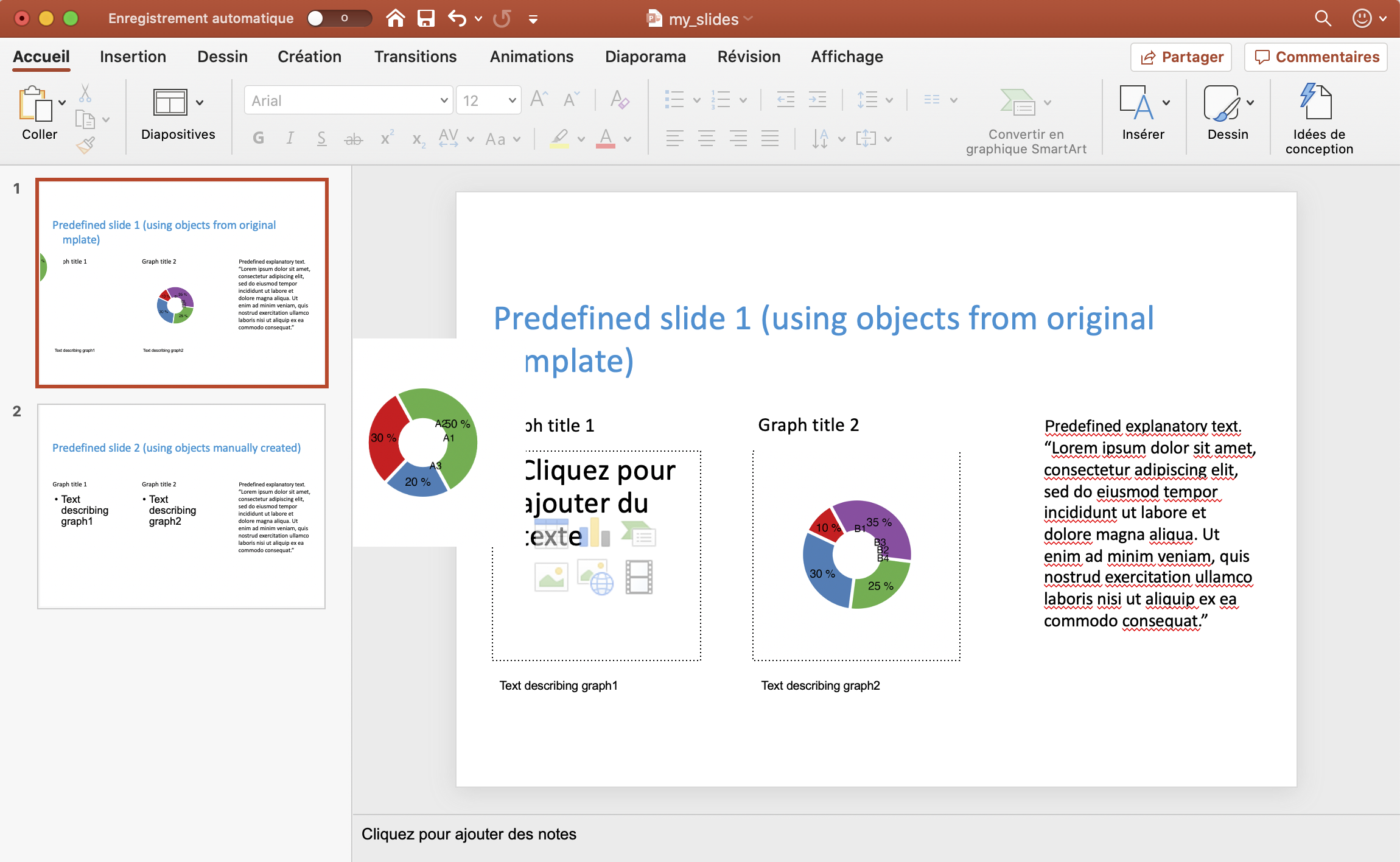 Problem adding objects to powerpoint slides when using manually created ...