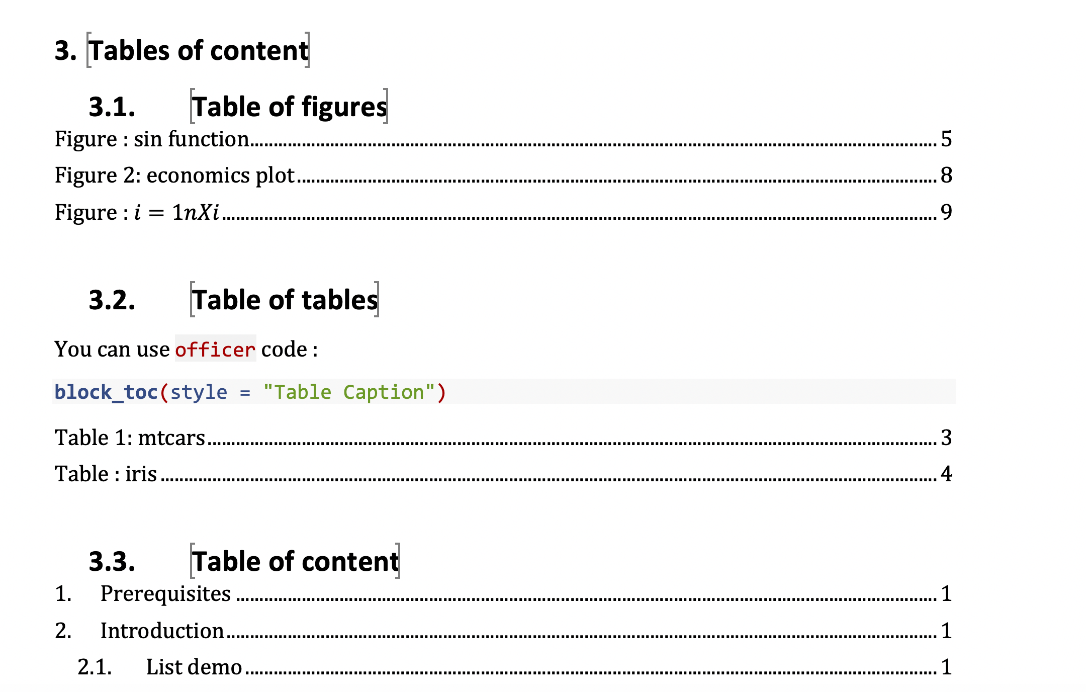 Toc Does Not Display With Word Message Start By Applying A Heading