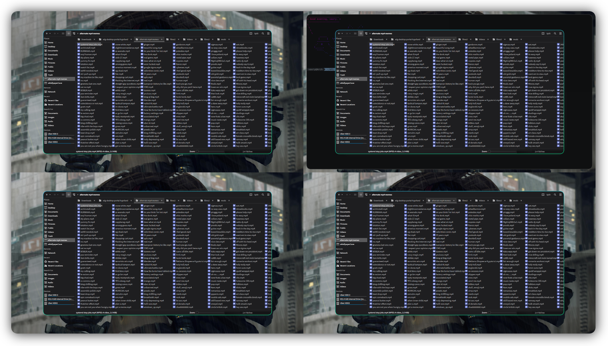 Workspace overview and window dragging similar to Wayfire · Issue #1902 · hyprwm/Hyprland · GitHub