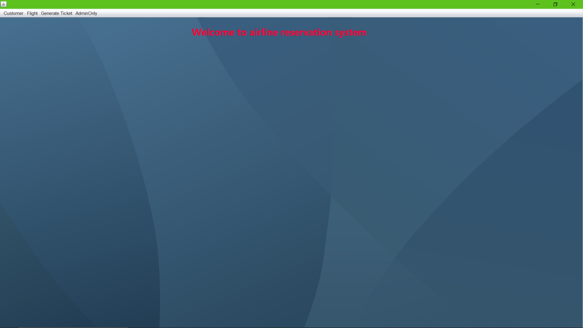 GitHub - 1291Abhi/airline_reservation_system: Making demo project of ...