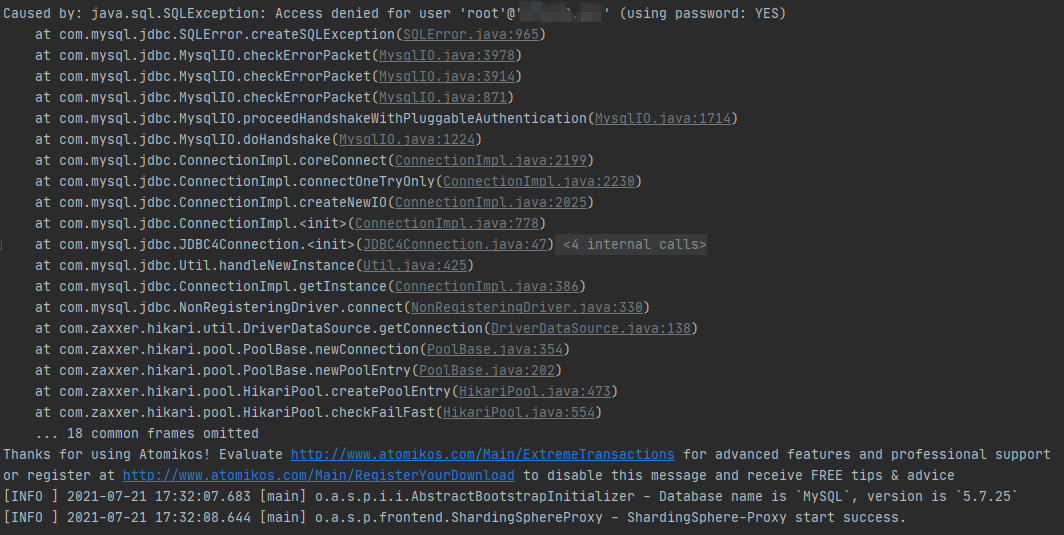 One of datasources failed to build, but the proxy still start successfully · Issue #11438 ...
