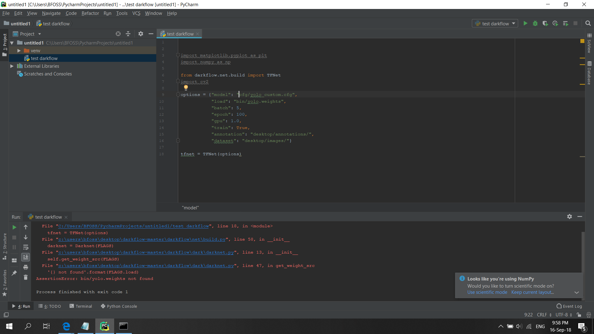 bin/yolo.weights not found · Issue #897 · thtrieu/darkflow · GitHub