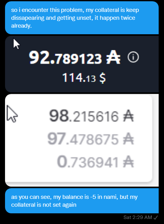 Collateral keeps getting unset · Issue #160 · input-output-hk/nami · GitHub