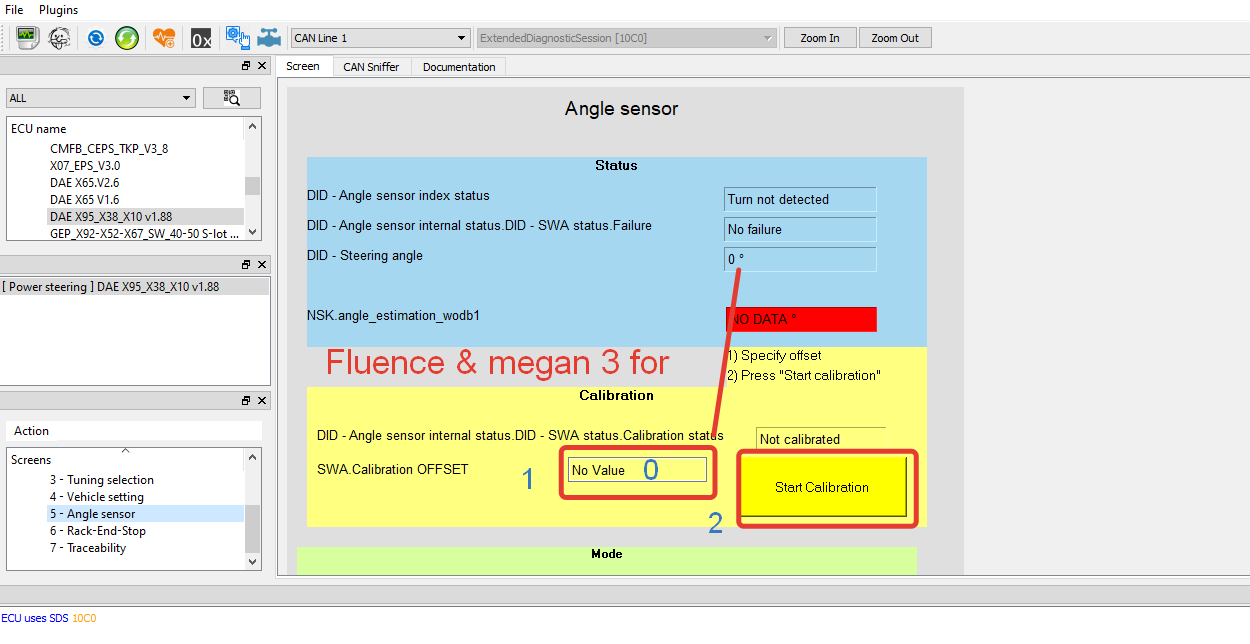 Renault Clio MK3 steering wheel angle sensor · Issue #263 · cedricp ...