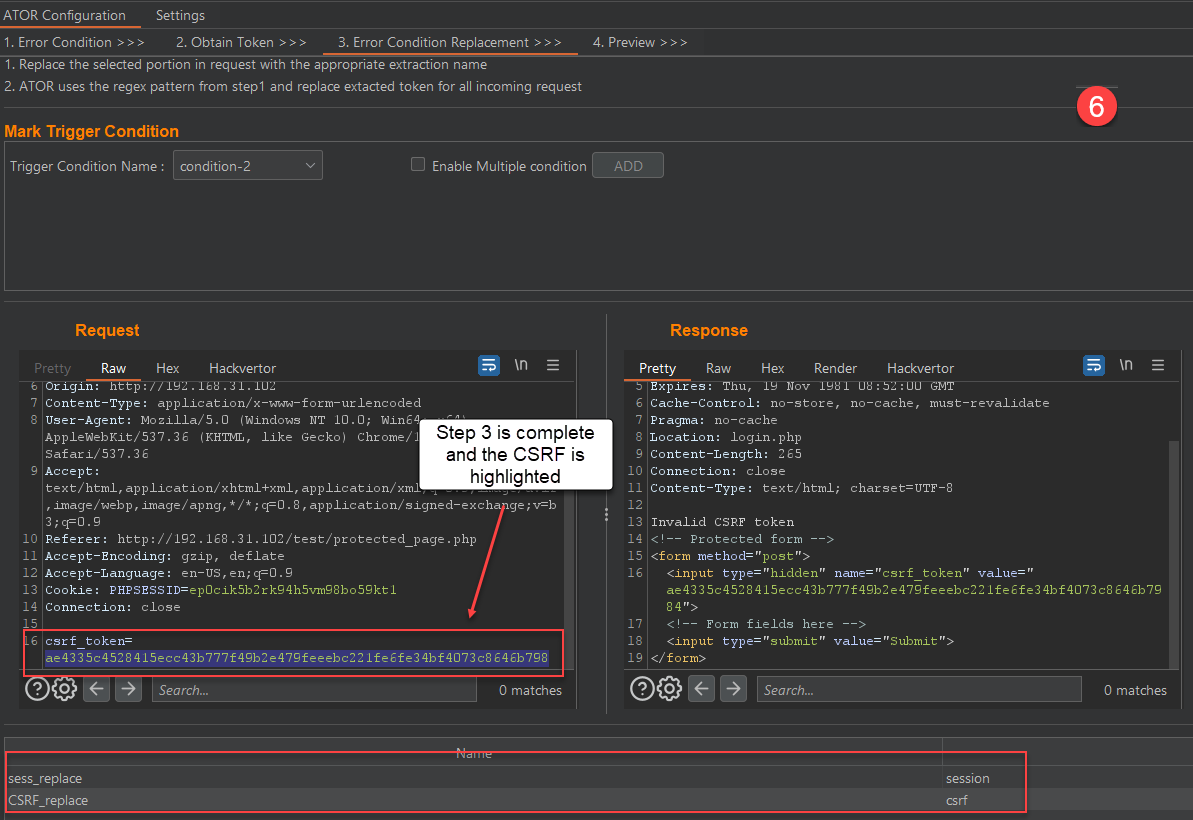 Failure to replace 2 tokens in the condition replacement · Issue #28 · synopsys-sig/ATOR-Burp ...