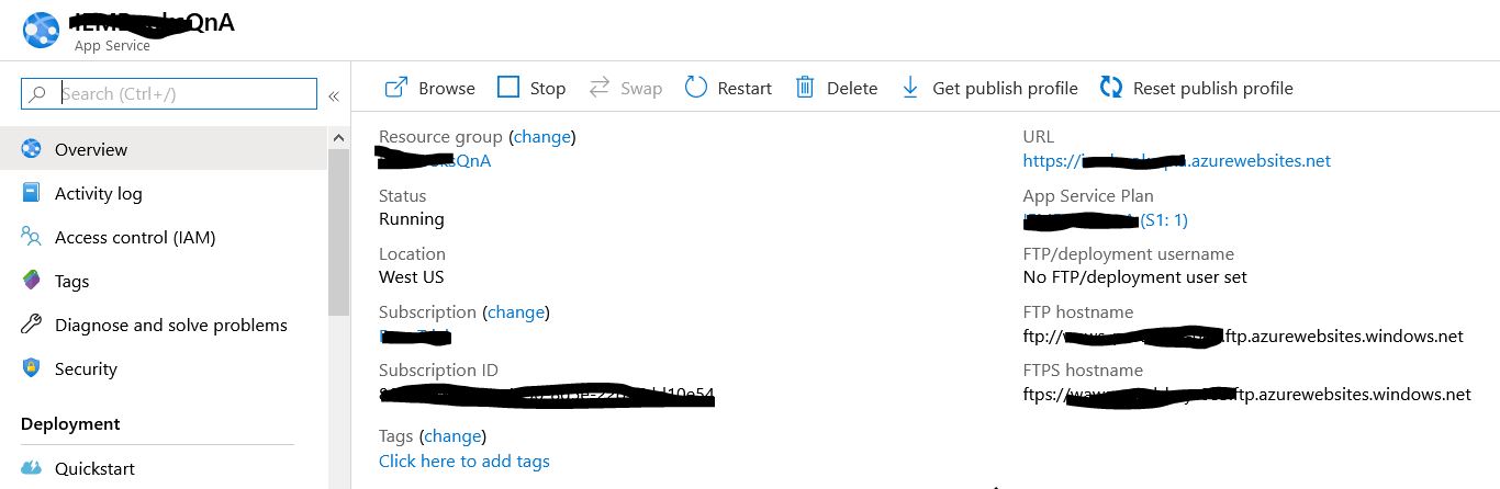 Unable to find a QnA Maker service with Knowledge Base ID ... · Issue ...