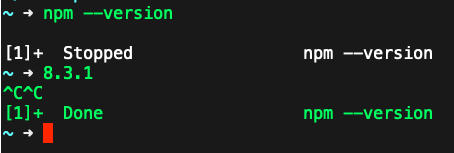[BUG] All npm commands are being sent to background after switching to node v16.x · Issue #4440 ...