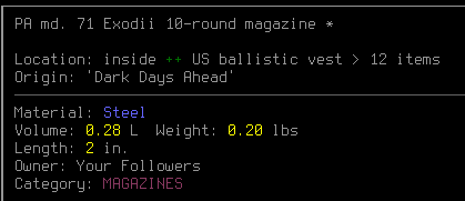Exodii magazines are not rigid · Issue #58224 · CleverRaven/Cataclysm ...