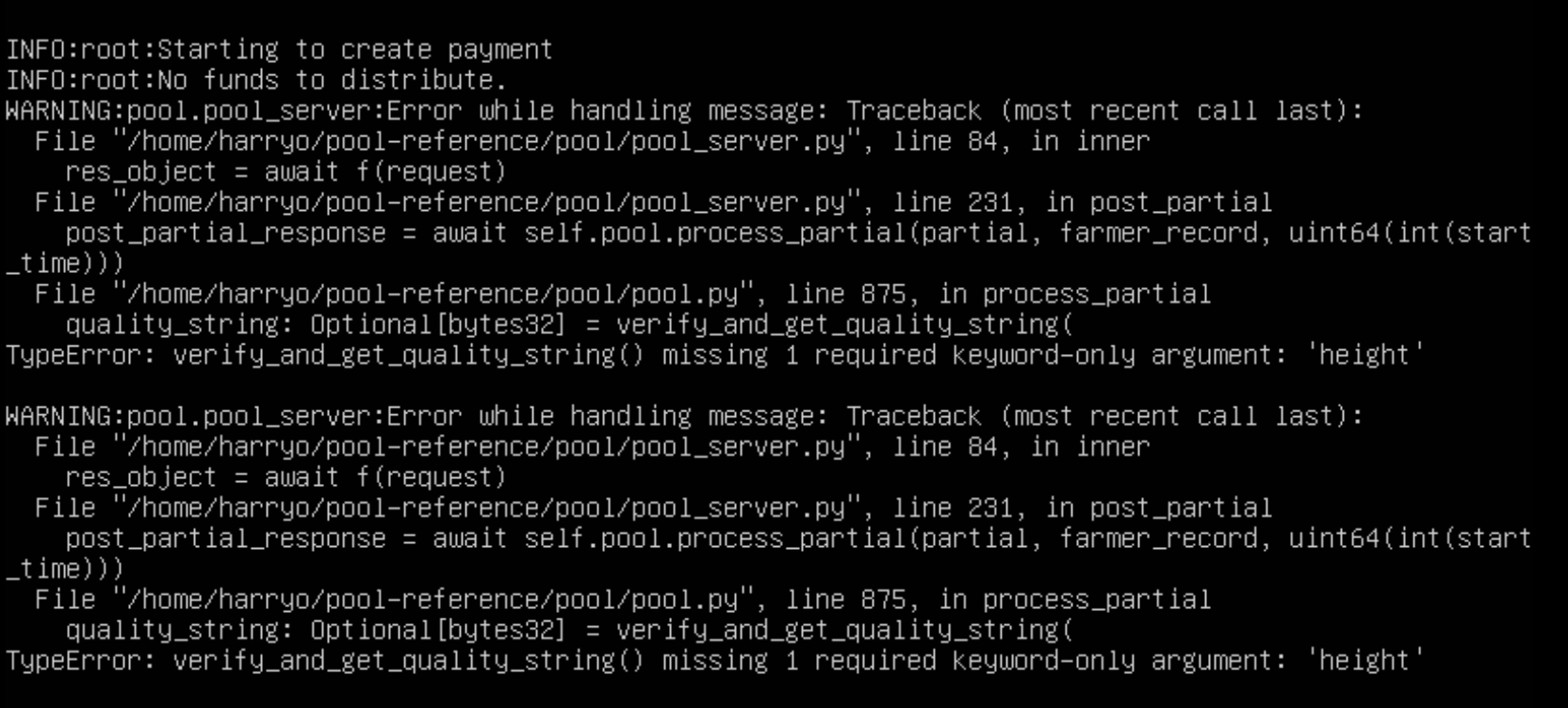 Check pool health % fail on chia v2.0.0 · Issue #290 · Chia-Network ... Check pool health % fail on chia v2.0.0 · Issue #290 · Chia-Network ...