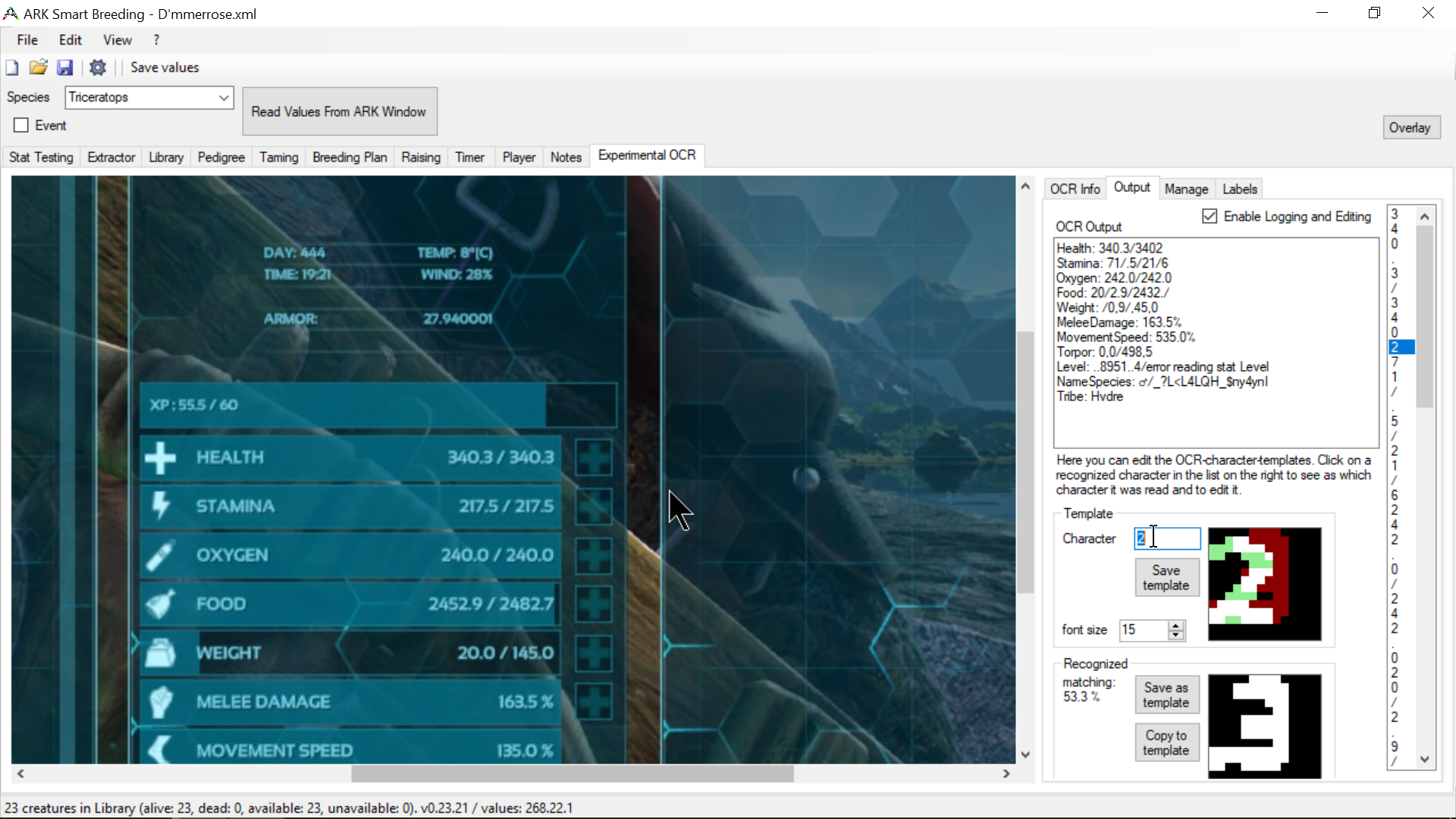 OCR Flaws · Issue #529 · cadon/ARKStatsExtractor · GitHub