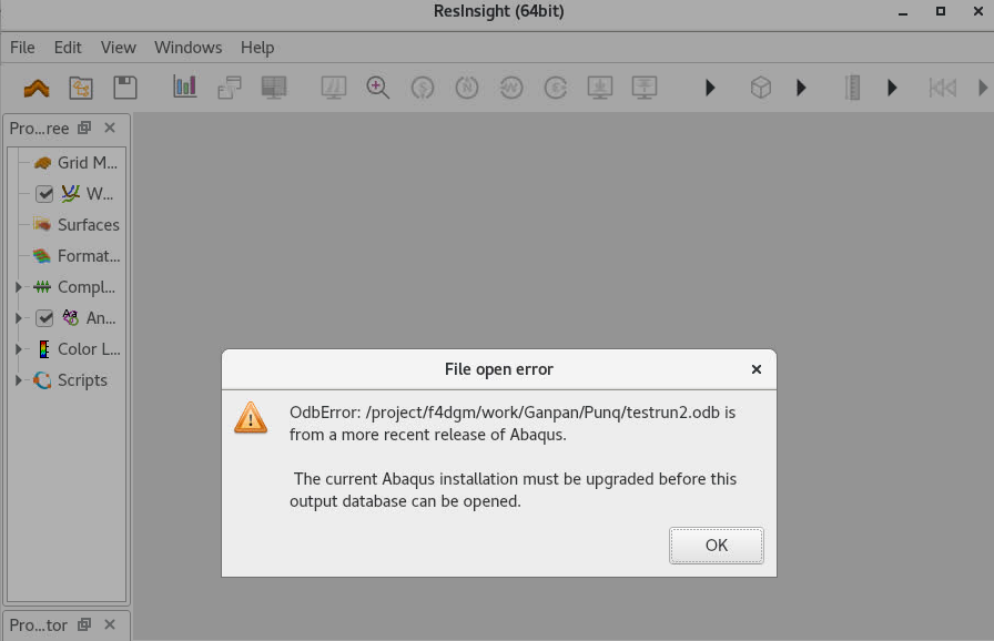 new odb files are not able to be visualized in ResInsight · Issue #6886 · OPM/ResInsight · GitHub