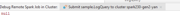 [IntelliJ][]Remote Debug]Remote debug failed with "null" when submitted to gen2 cluster · Issue ...