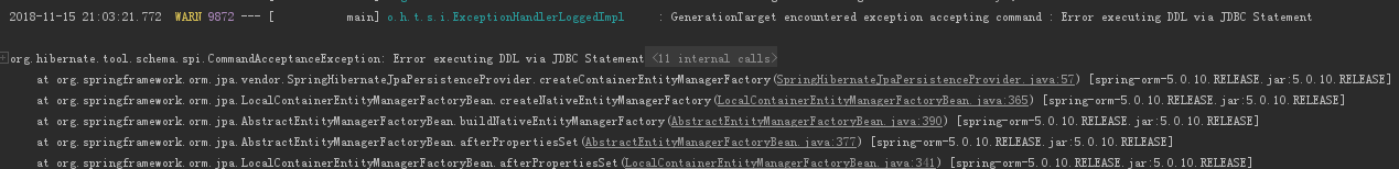Error Executing Ddl Via Jdbc Statement · Issue 20 · Teamandcreator Bambootattan Server · Github