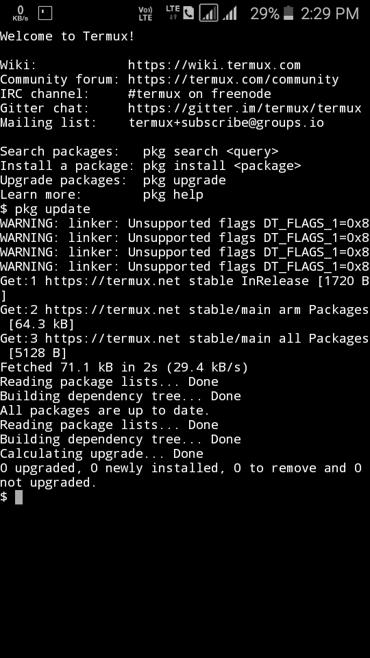 Unsupported flags & ruby segmentation fault · Issue #840 · termux/termux-app · GitHub