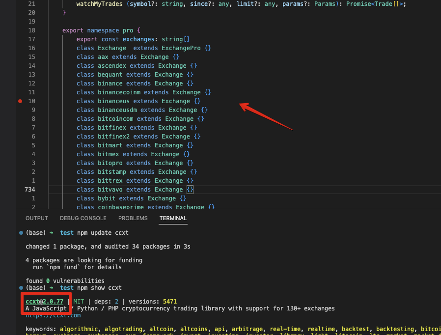 Unable to build example ccxt/examples/ts/fetch-tickers/ · Issue #15409 · ccxt/ccxt · GitHub