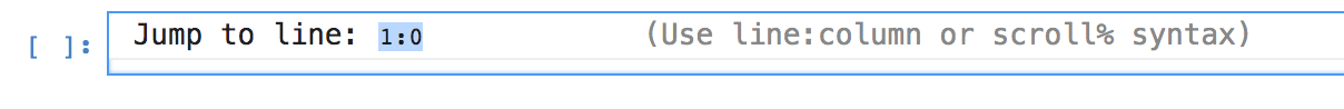 Jump to line keyboard shortcut · Issue #7704 · jupyterlab/jupyterlab · GitHub