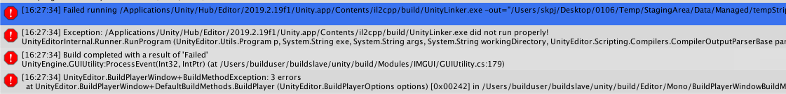 Error 'Failed running UnityLinker.exe' while building for iOS · Issue ...