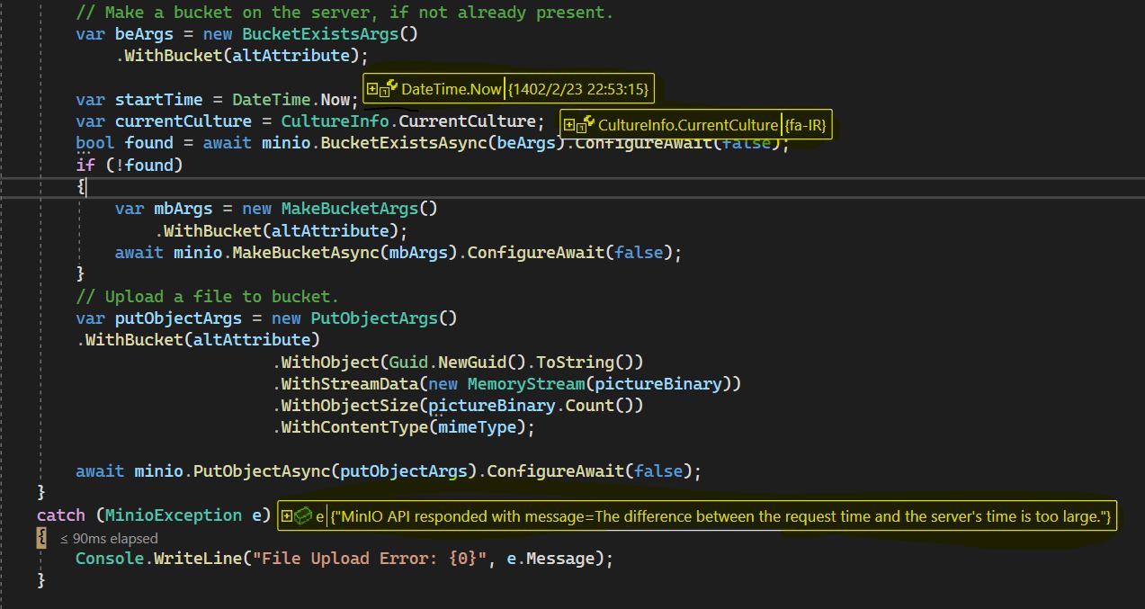Error on sending request from app with different culture · Issue #783 · minio/minio-dotnet · GitHub