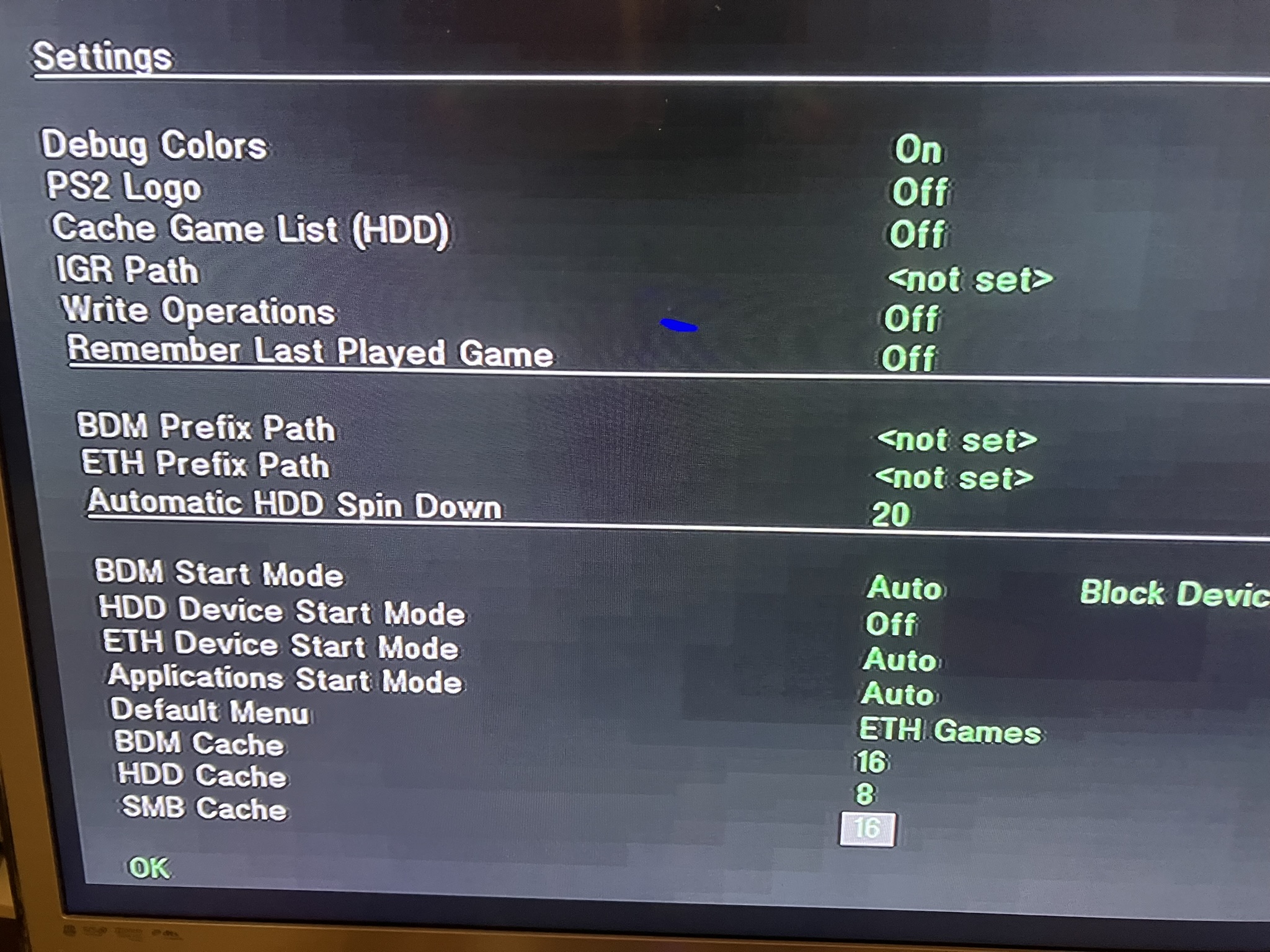[ISSUE]: no PS1 Games display option in settings · Issue #1103 · ps2homebrew/Open-PS2-Loader ...