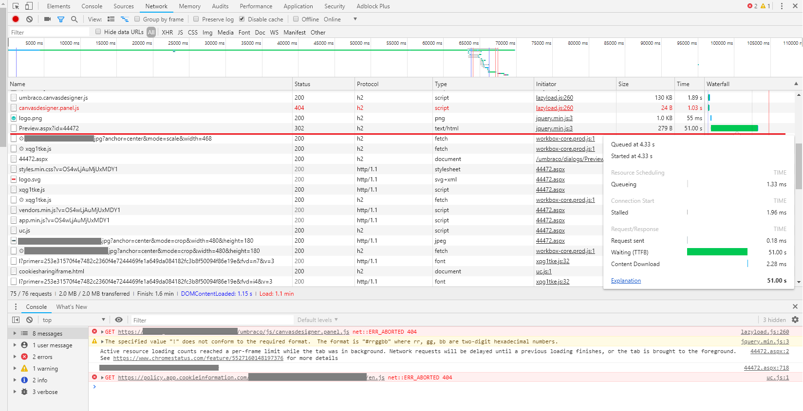 The preview functionality in Backoffice is extremely slow · Issue #4282 · umbraco/Umbraco-CMS ...