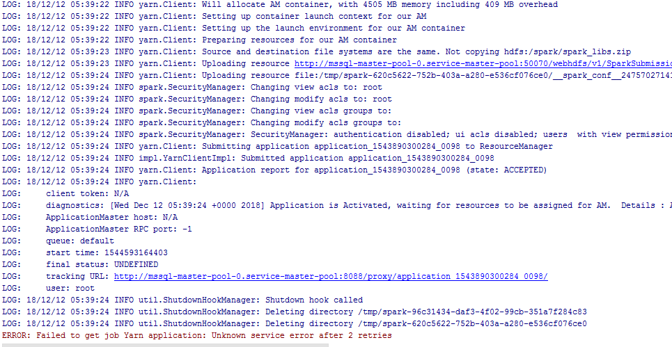 [IntelliJ][ReportedByUser] Azure Plugin for IntelliJ Error - submit aris cluster with webHDFS ...