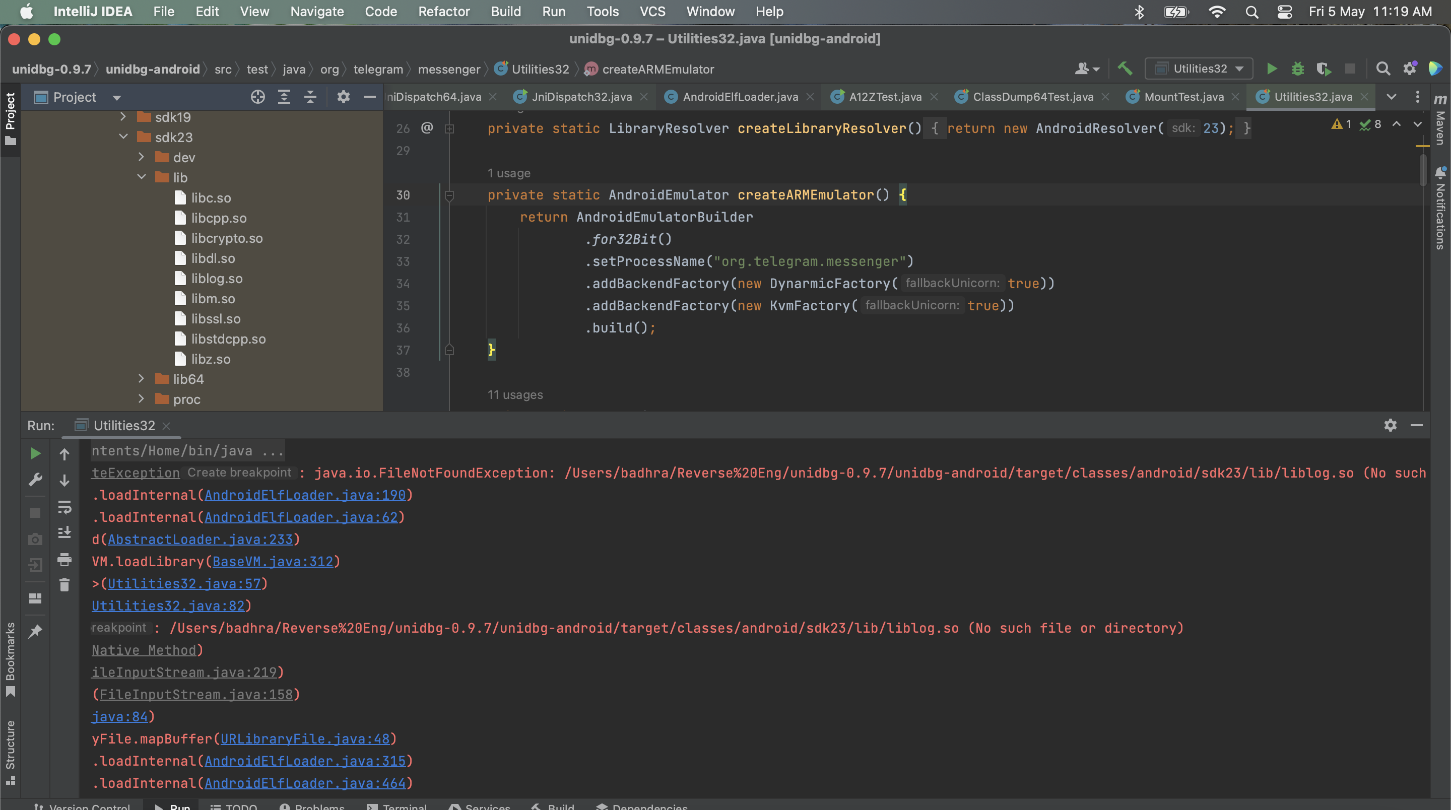 Please help its giving this error all the time · Issue #540 · zhkl0228/unidbg · GitHub