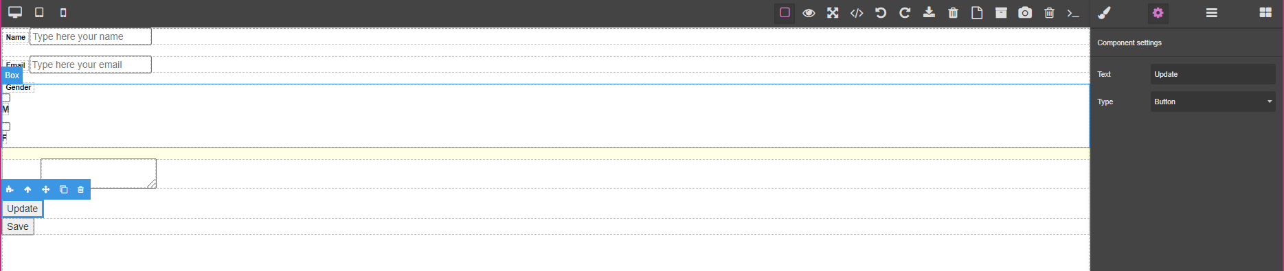 BUG: The form button name changes are not getting captured in generated html code · Issue #3655 ...