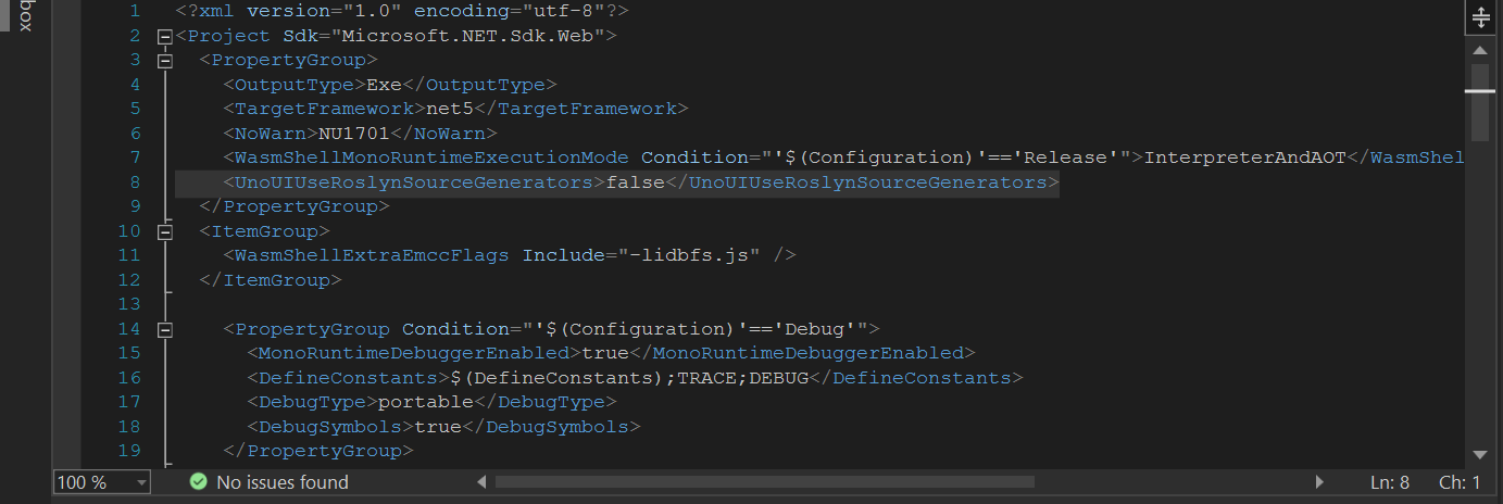 Uno.UI.SourceGenerators generated files not existing on disk? · unoplatform uno · Discussion ...