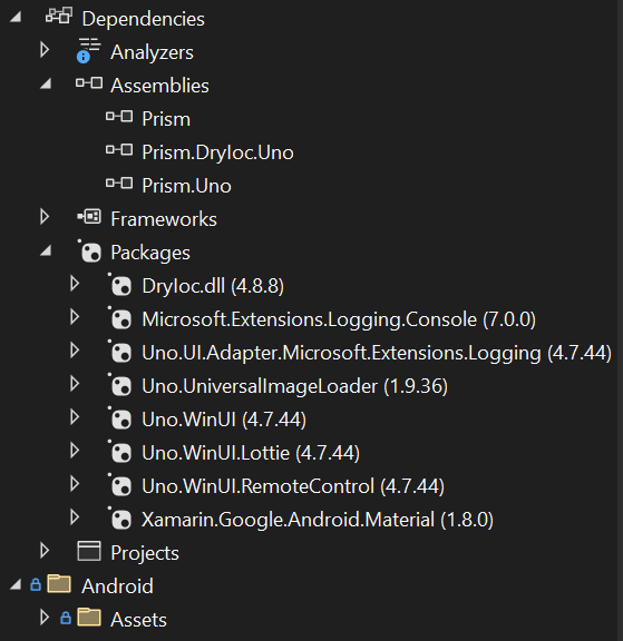 How to add Prism to *.Mobile head while Uno.Ui is required ? · unoplatform/uno · Discussion ...