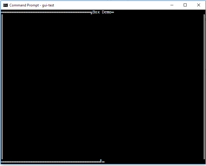 Border Is not Drawn Properly in Windows Command Prompt · Issue #66 · rivo/tview · GitHub