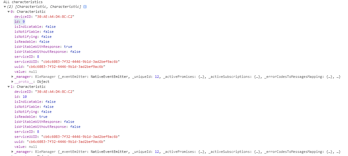 [iOS] Cannot read characteristics after update to 2.0.0 · Issue #674 · dotintent/react-native ...